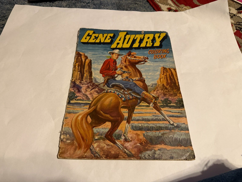 Gene Autry Champion Coloring Book oversized authorized edition 1951 ...