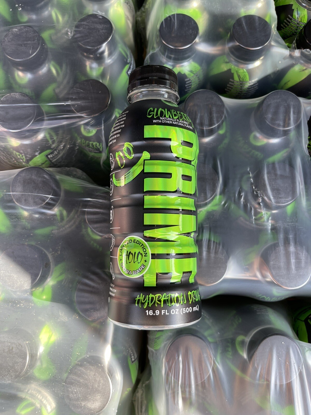 RARE GLOWBERRY PRIME HYDRATION LIMITED EDITION BOTTLE (Unopened) LOGAN ...
