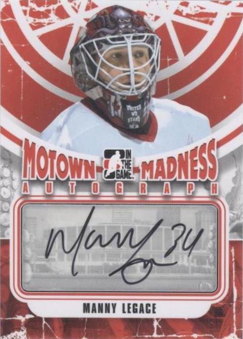 2012-13 In the Game Motown Madness - Autographs Manny Legace #A-ML (AU ...