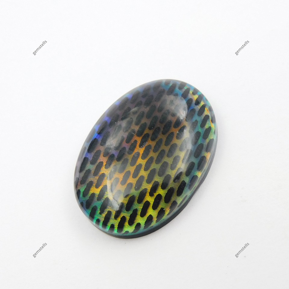 CERTIFIED Natural Doublet Fire OPAL 14.75 Ct Brilliant Oval Cut Loose ...