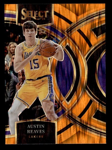 2023-24 Austin Reaves SP #149 Select Premier Orange Flash Prizm | LA ...