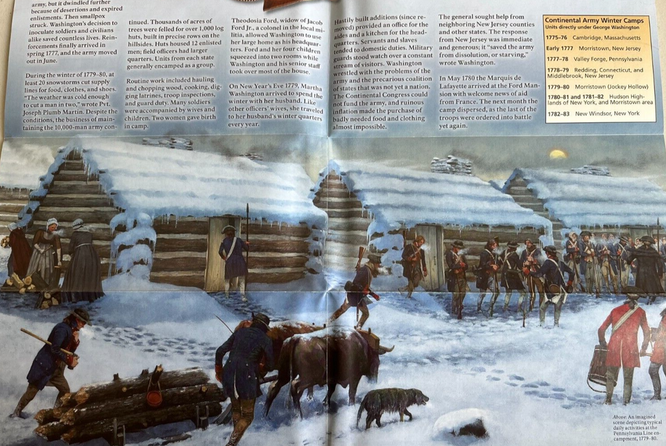 New MORRISTOWN NHP - NJ NATIONAL PARK SERVICE UNIGRID BROCHURE Map GPO ...