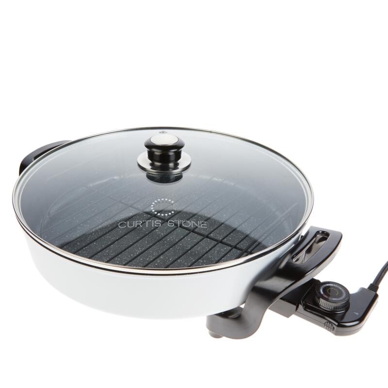 Curtis Stone Dura-Pan 14" Electric Skillet with Removable Divider ...
