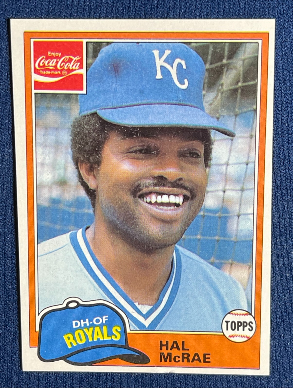 1981 TOPPS COCA-COLA #5 HAL MCRAE (KANSAS CITY ROYALS) BASEBALL CARD | eBay