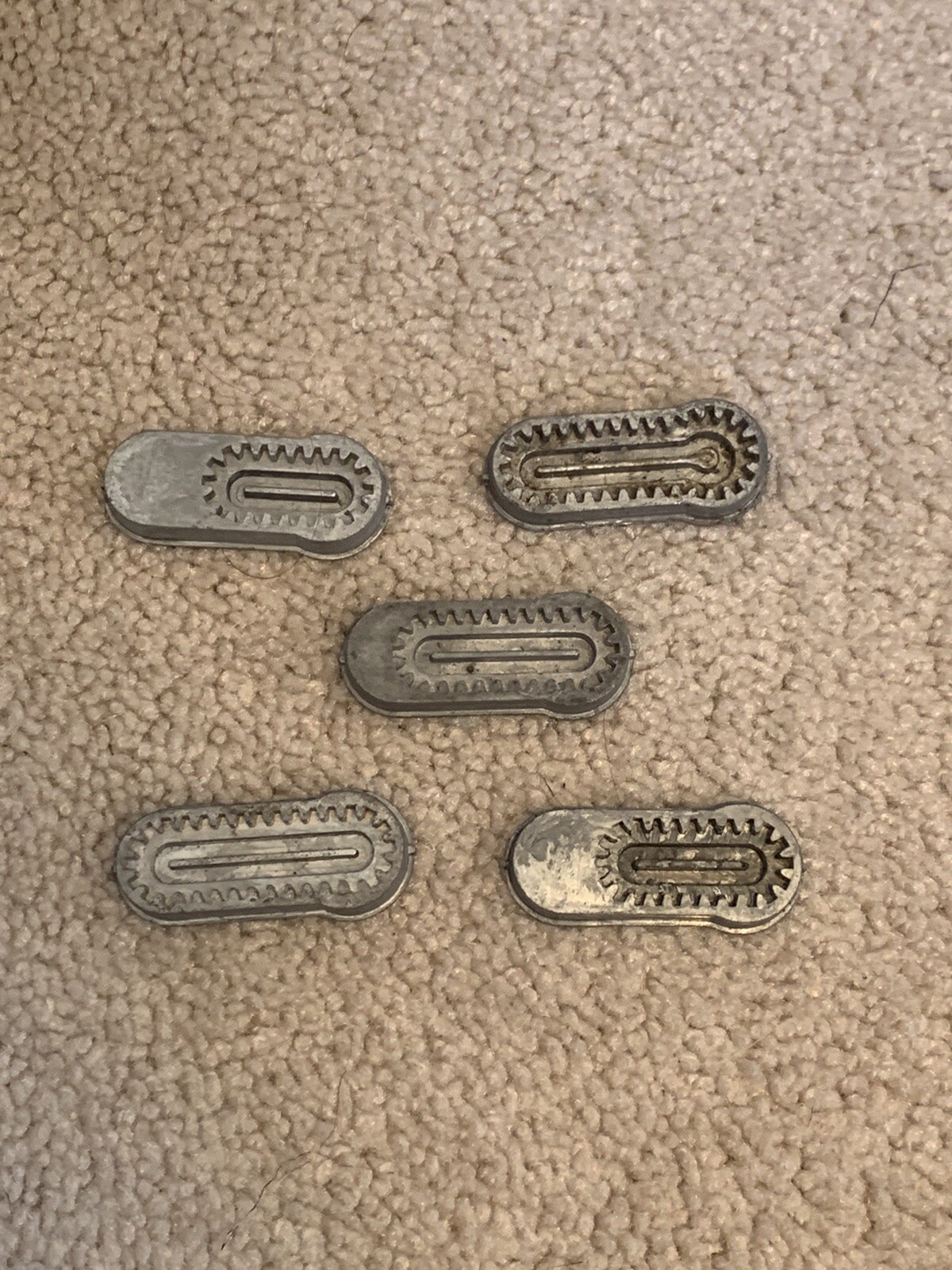 Lot Of 5 Vintage Singer Greist Buttonhole Template Set Of 5 Metal Sets ...