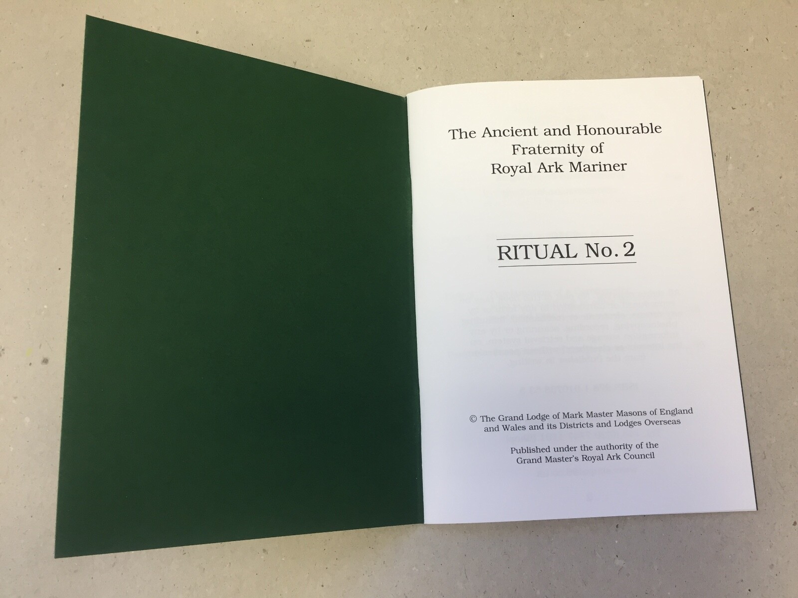 Masonic Royal Ark Mariners Ritual books | eBay UK