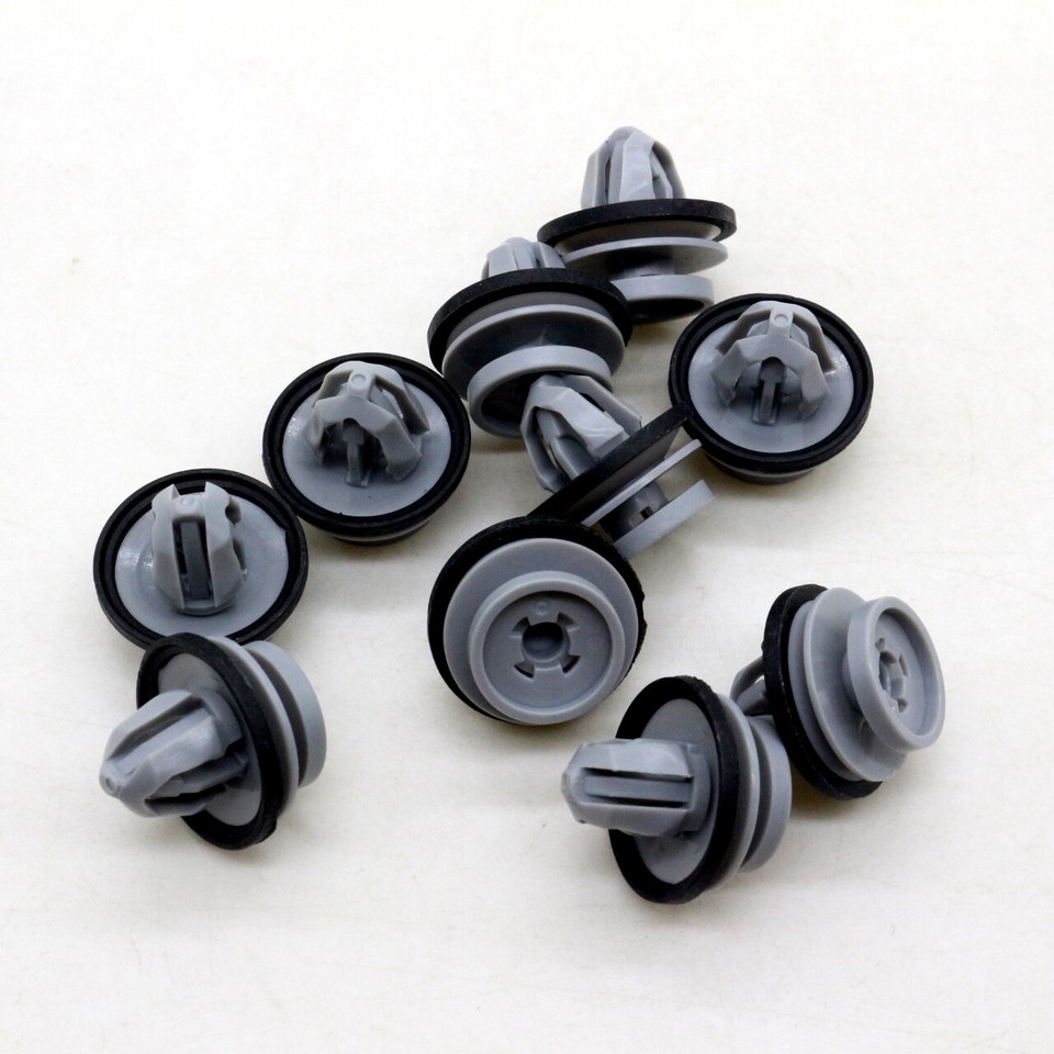 10Pcs Side Skirt Sill Guards & Front Rear Fenders Clip For Land Rover ...