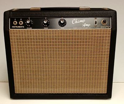 1964 Fender Champ Amp Blackface AA764 pre CBS Low Serial # BEAUTIFUL | eBay