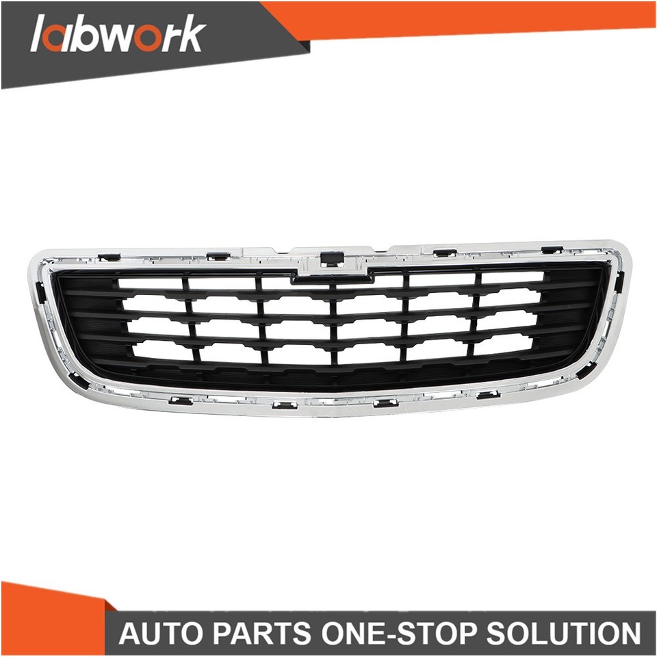 Labwork Front Upper and Lower Grille Grill Chrome For Chevrolet Trax ...