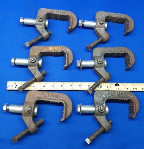 LOT OF 6 ALTMAN STAGE STUDIO THEATRE PIPE LIGHT CLAMPS STAGE LIGHTING ...