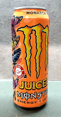 Orange Monster Energy Drink Logo Monster Energy Drink, Khaos 16 Oz