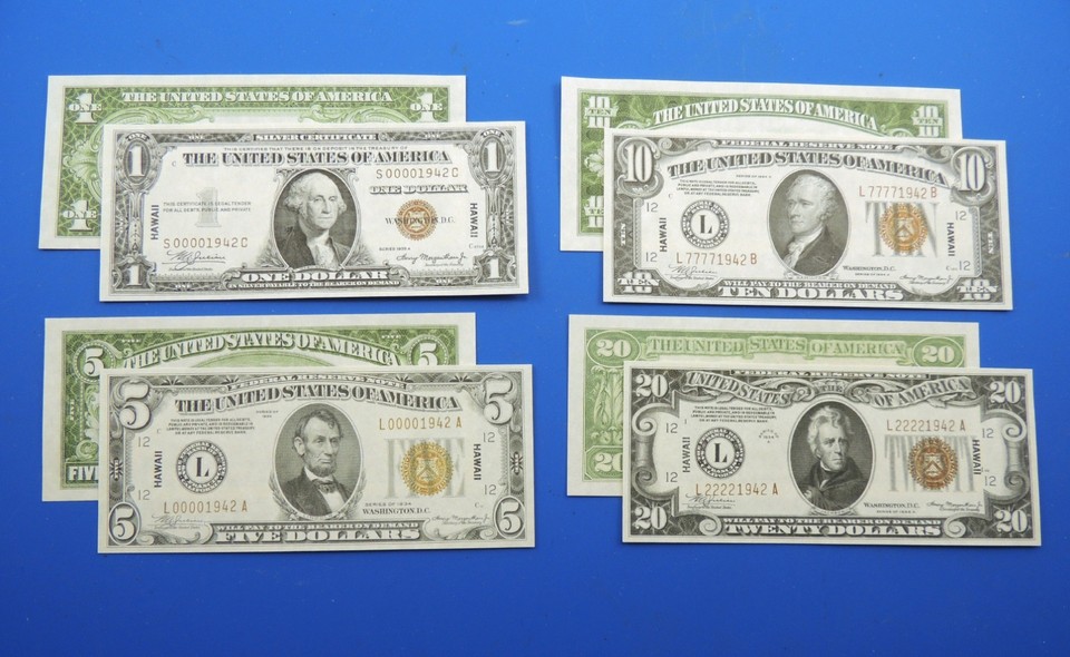 WWII Reproduction Currency Set WW2 US Paper Money Copy | eBay