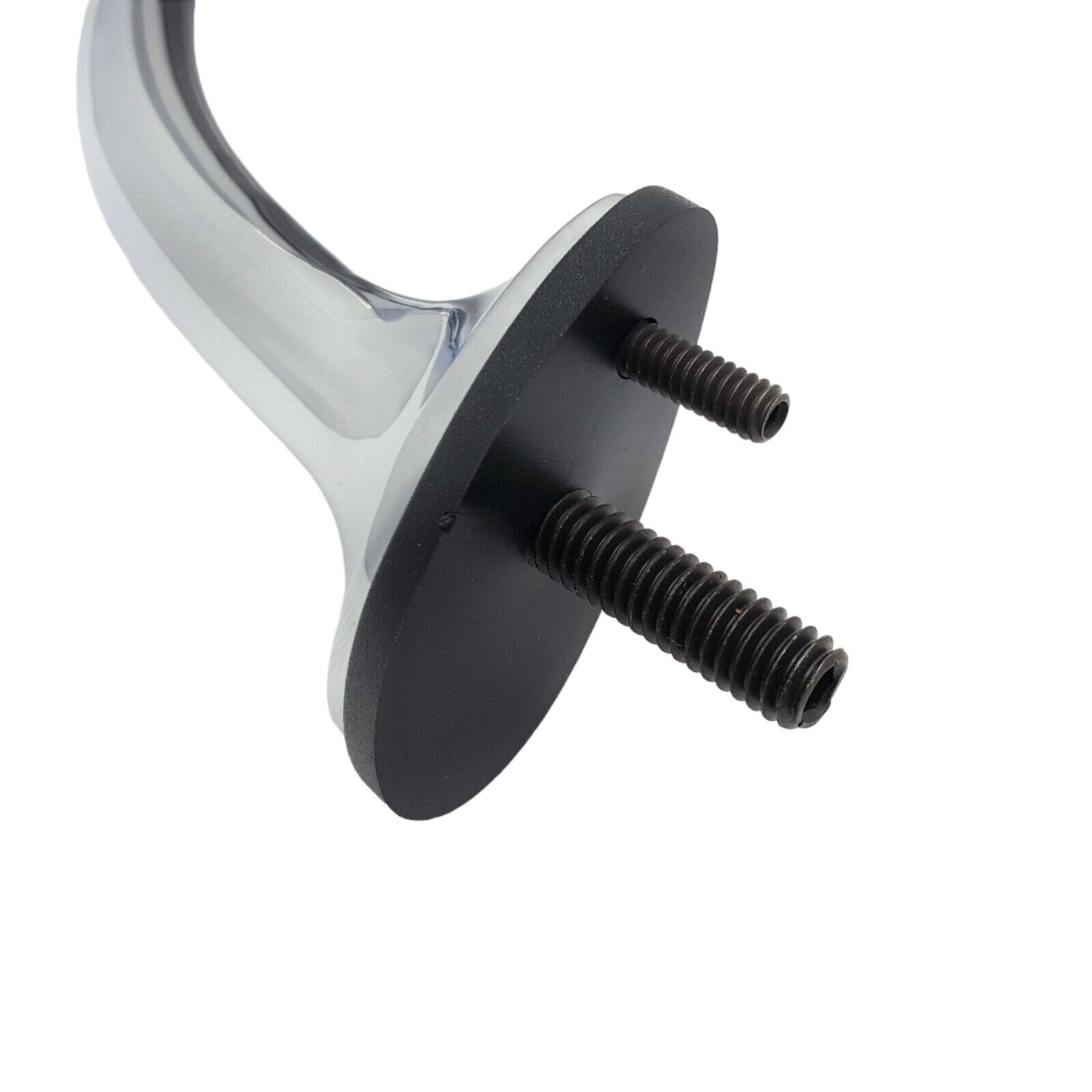 4" Stainless Chrome Swan Neck Side Round Side Mirrors | Universal ...