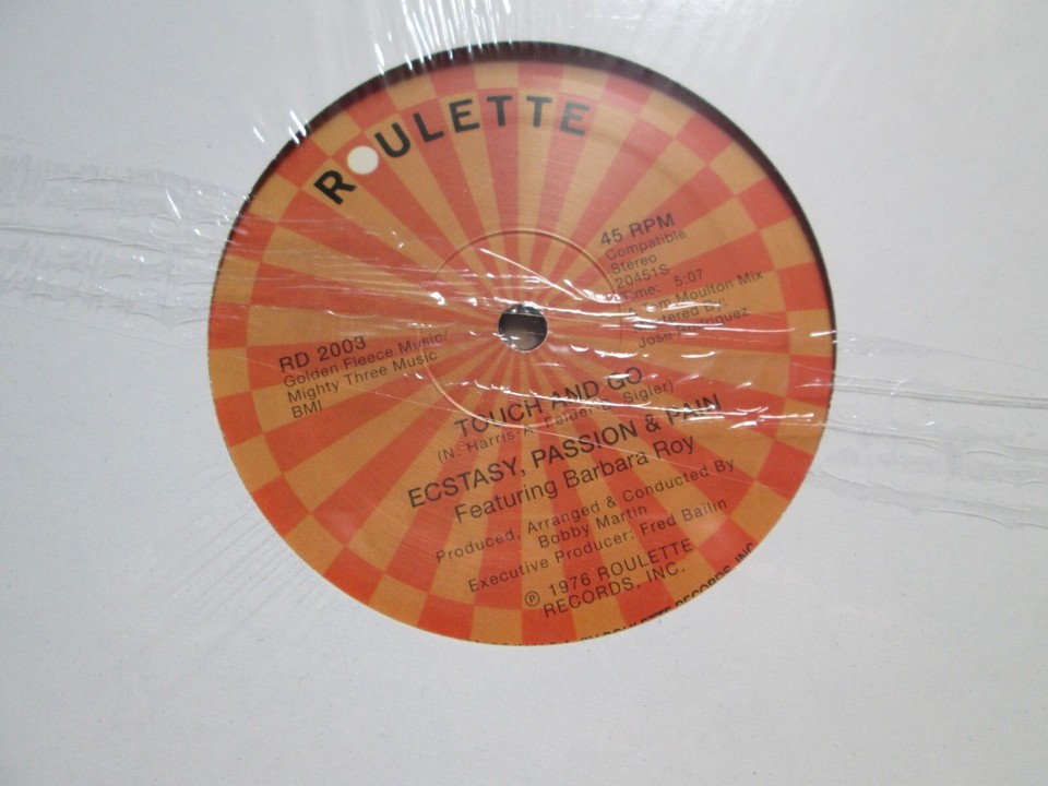 Ecstasy, Passion & Pain Featuring Barbara Roy – Touch And Go ...