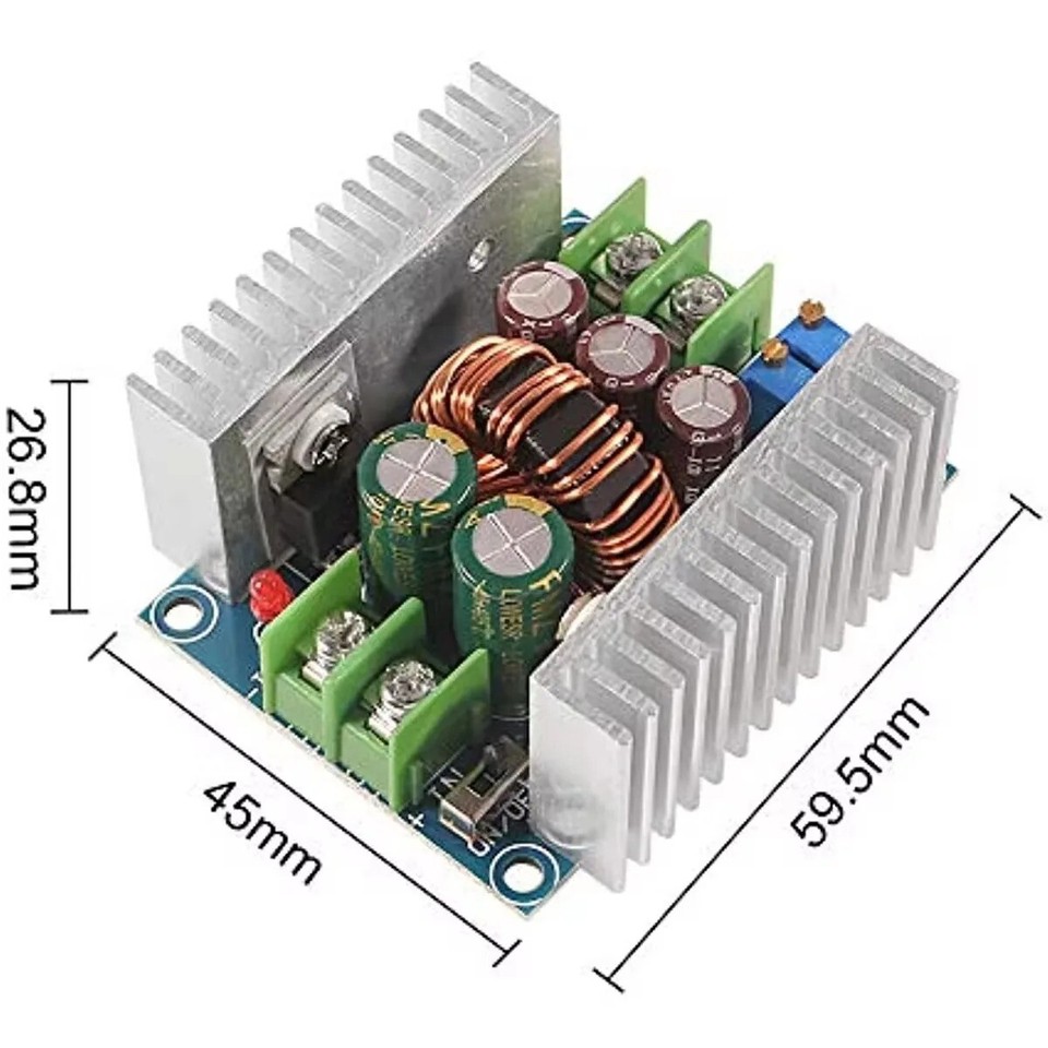 2X 300W 20A Synchronous Buck Module DC Step Down Voltage CC Power 5V ...
