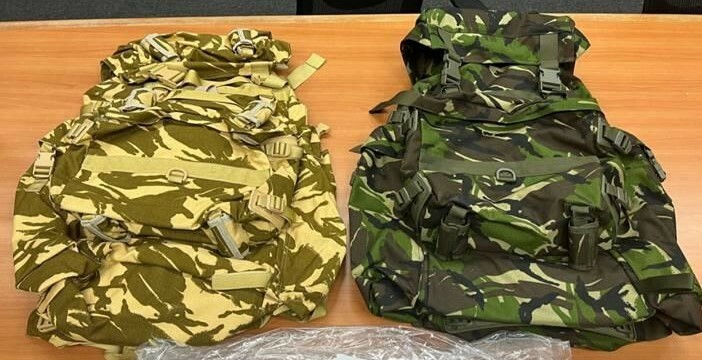 Romanian Army 90L DPM or Desert Camo rucksack w/assault pack, NOS, free ...