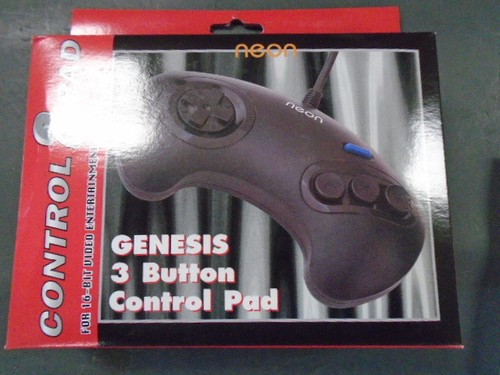 Sega Genesis 3 Button Controller Game Control Pad New in box by ...