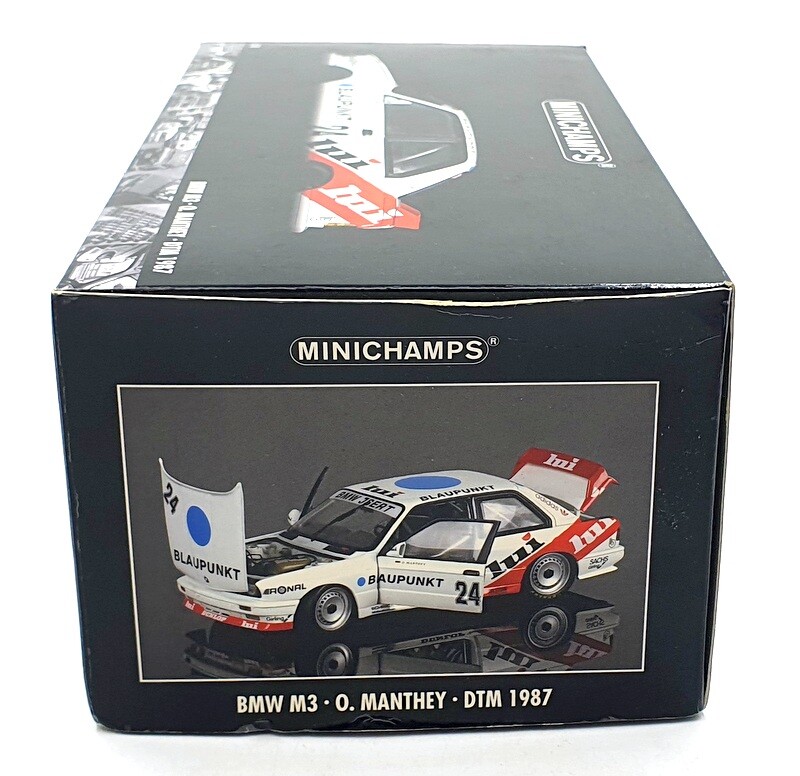 Minichamps 1/18 Scale 180 872024 - EMPTY BOX ONLY - 1987 BMW M3 DTM #24 ...