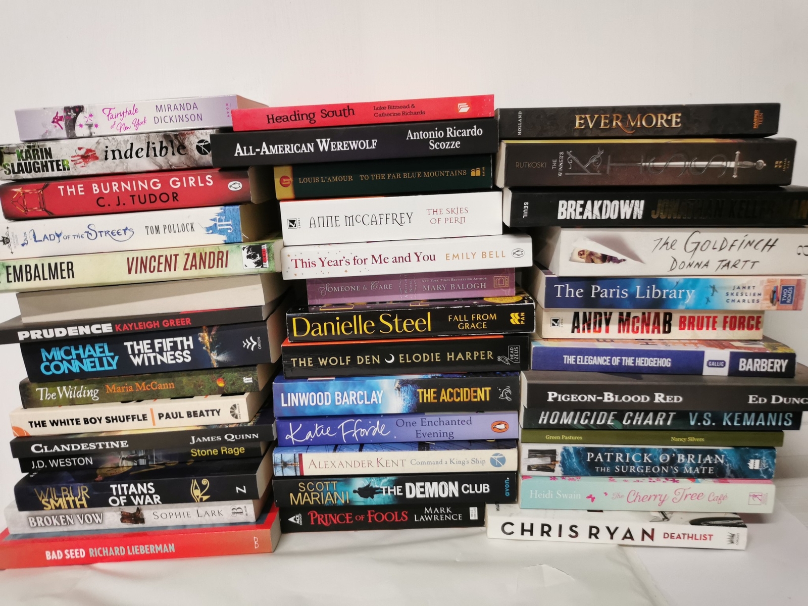 Joblot Wholesale of 40 New Fiction Books Collection Set Fiction, Crime ...