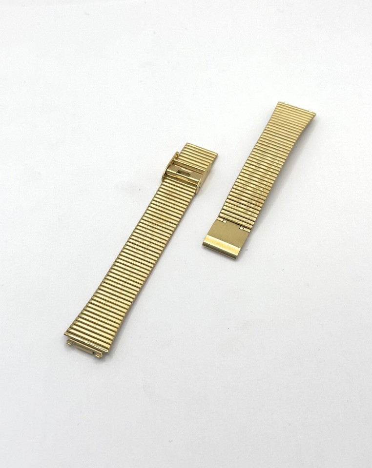 Seiko NOS Vintage G1328 18mm x 15mm Gold Plated Base Metal Watch ...