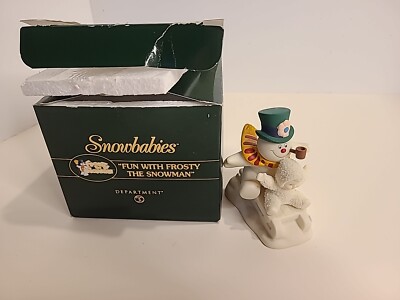 Department 56 Snowbabies Fun with Frosty the Snowman Sledding Figure ...