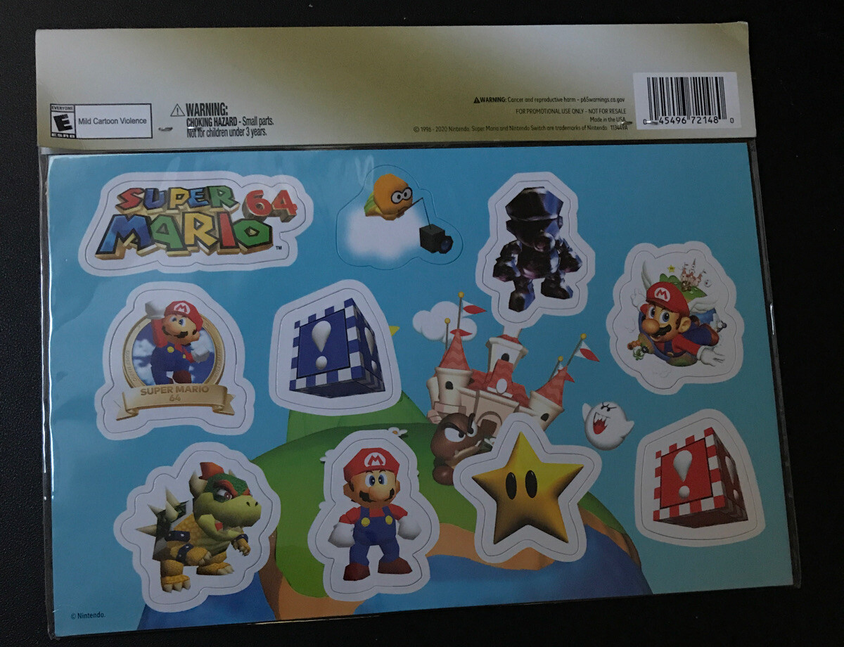 Super Mario Magnet Set Target Exclusive Promo MARIO MOVIE NEW ...