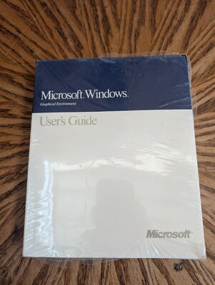 Microsoft Windows Graphical Environment User's Guide 3.0 - NEW / SEALED ...
