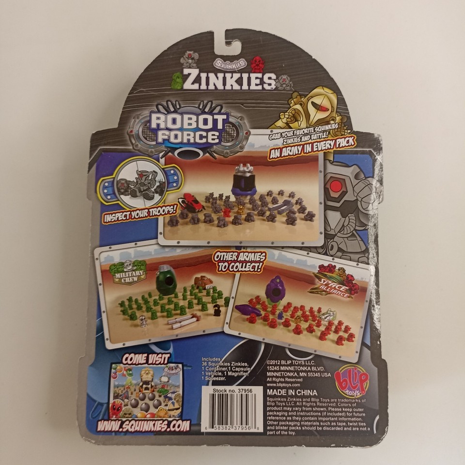 Squinkies Zinkies_ Robot Force_ New_ Blip Toys 2012_ Army Of 36 | eBay