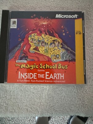The Magic School Bus Explores Inside the Earth Microsoft PC CD-ROM ...