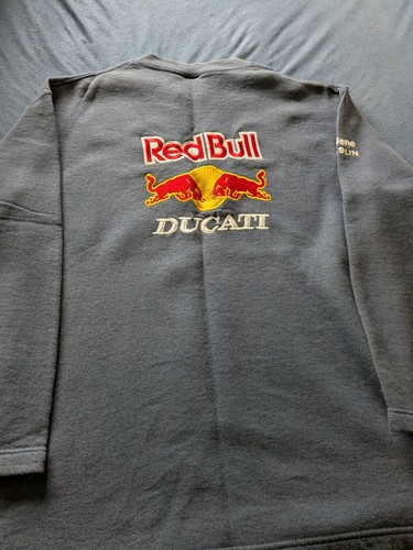 2001 OFFICIAL RED BULL DUCATI BRITISH SUPERBIKE TEAM SWEAT SHIRT ...