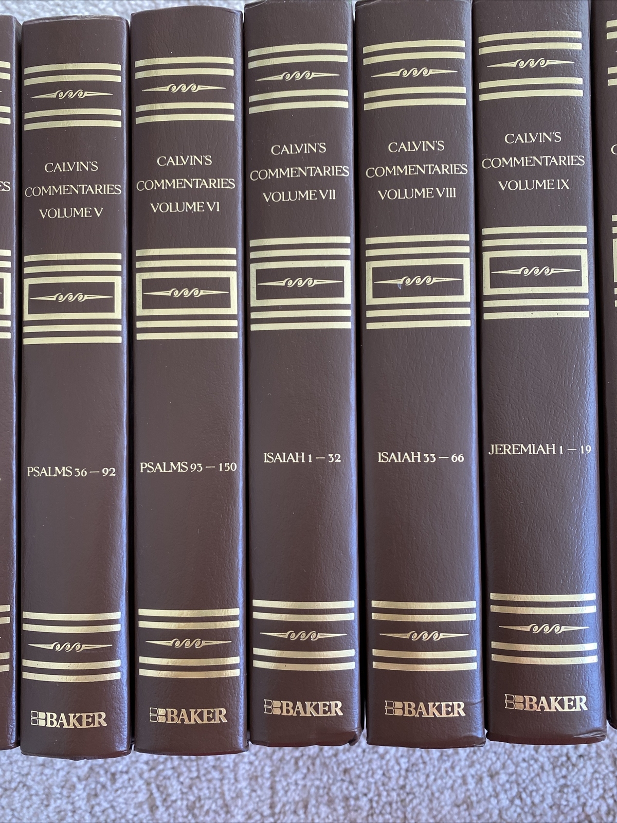 Calvin's Commentaries by John Calvin Set 22 Missing 2 9780801013317| eBay