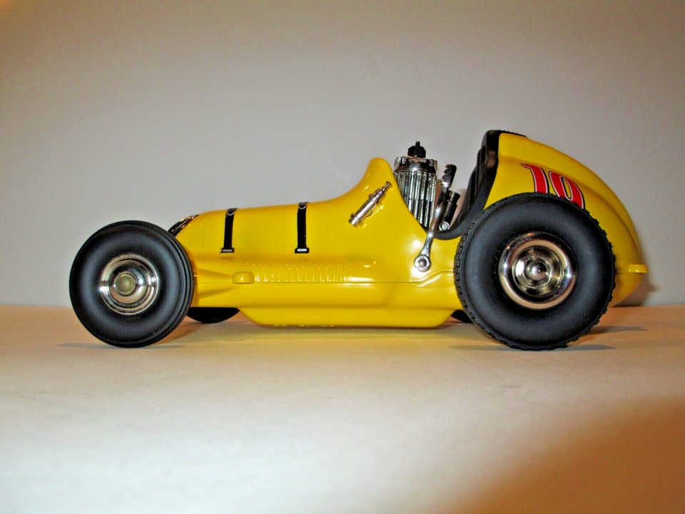 2 vintage Thimble Drome Nylint tether race cars, toy line control. Mint ...