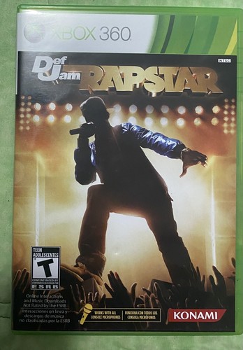 Def Jam Rapstar (Xbox 360, 2010) - CIB Tested, Hip-Hop Karaoke ...