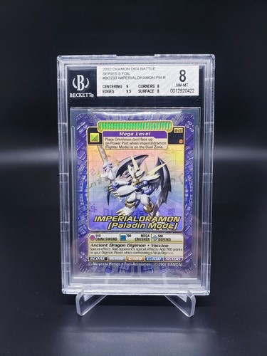 Digimon BGS 8 Imperialdramon Paladin Mode Digi-Battle Series 5 BO-233 ...