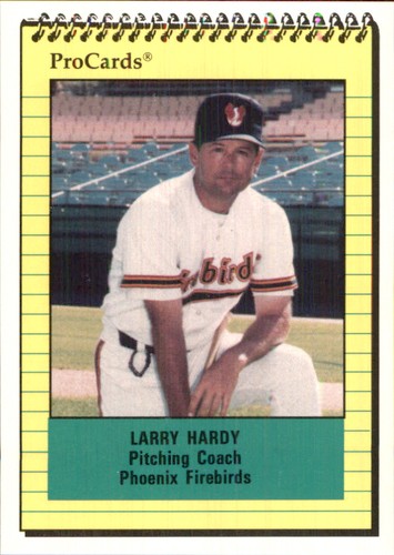 Larry Hardy 1991 ProCards #85 RC Phoenix Firebirds *AutographDen* | eBay