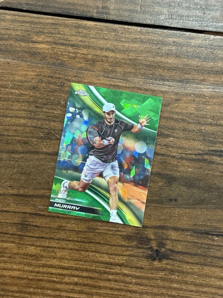 2025 Topps Chrome Sapphire Andy Murray Green Refractor • #180 • 48/75 ...