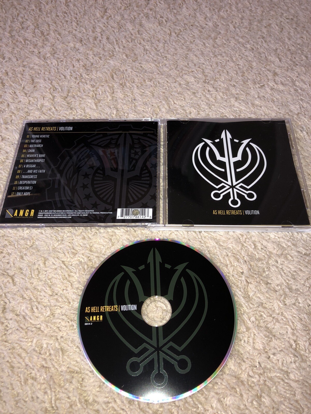 Volition By As Hell Retreats CD RARE! DC MC Becoming The Archetype War ...