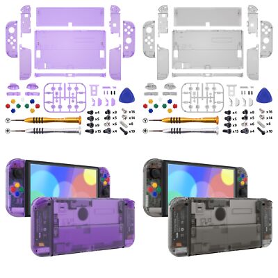 Full Set Shell Back Plate Kickstand Full Set Buttons for Nintendo ...