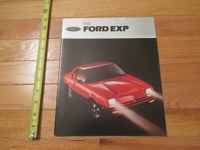 Ford EXP 1982 Car Dealer Sales Brochure 2 | eBay