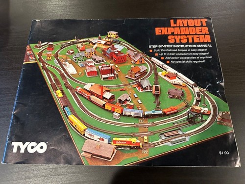 Vintage TYCO Model Train Railroad Layout Expander System Instructions ...