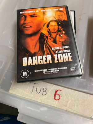 DANGER ZONE RARE OOP DELETED DVD ROBERT DOWNEY JR & BILLY ZANE THRILLER ...