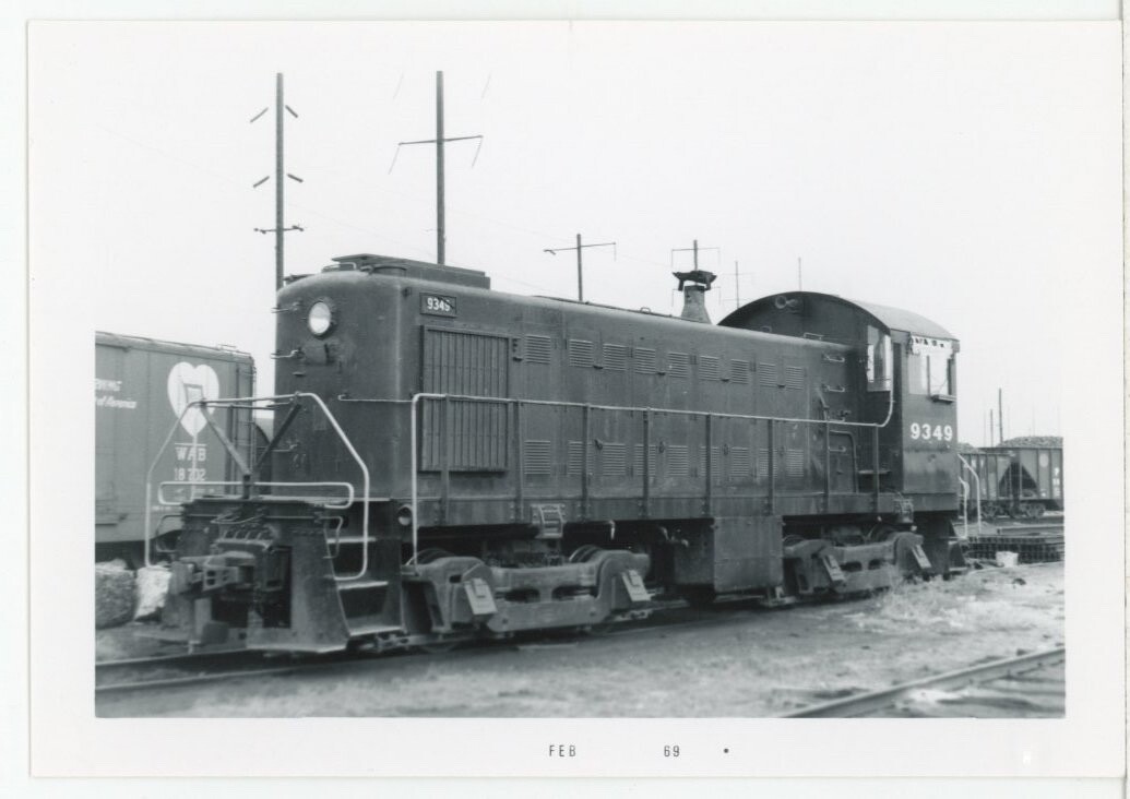 Train Photo - New York Central Railway #9349 Alco Switcher Locomotive ...