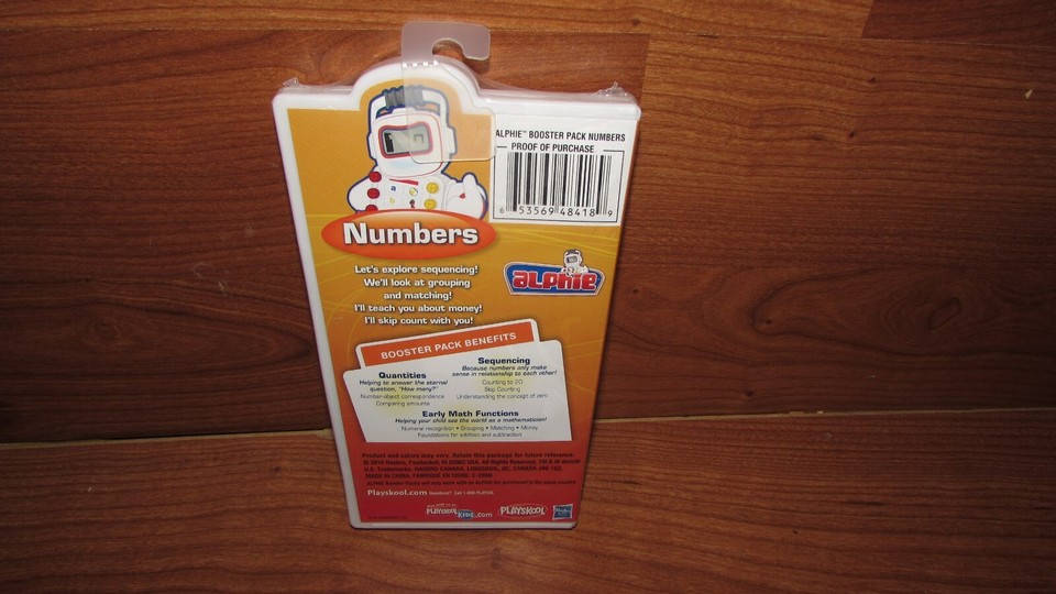 Hasbro Playskool Alphie Number Booster Pack cards New sealed | eBay