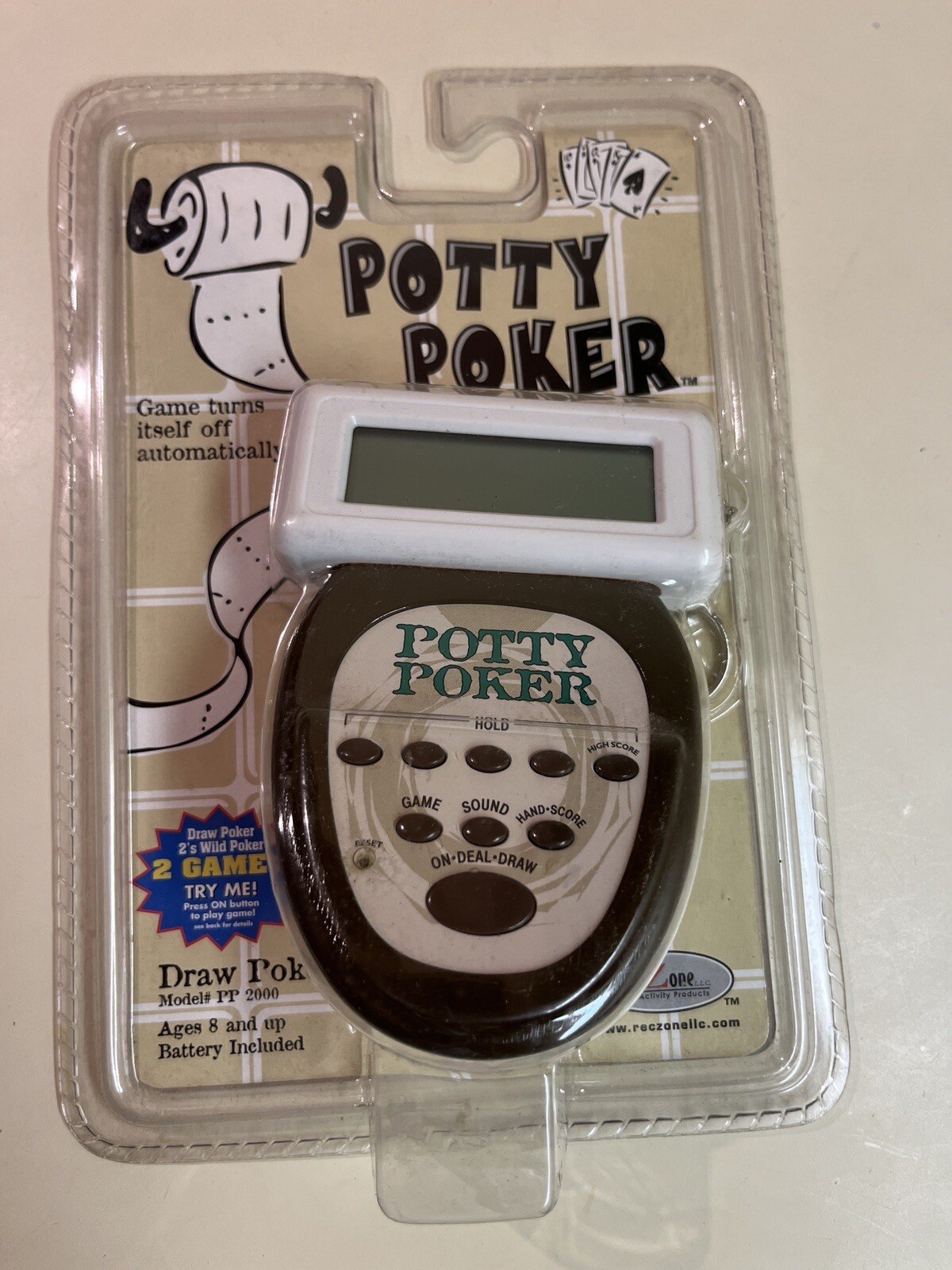 New Old Stock - Potty Poker Electronic Handheld LCD Game RecZone, READ ...