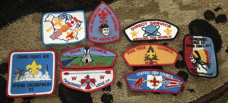Boy Scouts of America Assorted Patches HUGE Lot of misc scout patches ...