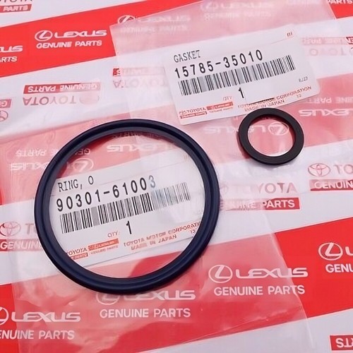 GENUINE TOYOTA SUPRA TACOMA ENGINE OIL COOLER GASKET SET OF 2 OEM 90301 ...