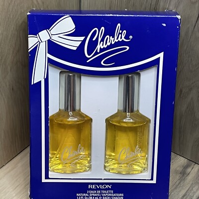Vintage Charlie Original by Revlon 2 Cologne Sprays 1.3oz Each Gift Set ...