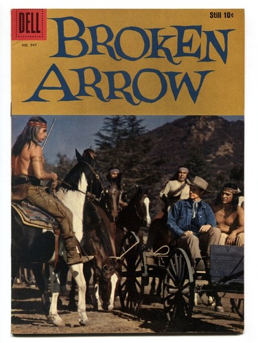 Broken Arrow-Four Color Comics #947 1958-Dell-Michael Ansara-John Lupton vf | eBay
