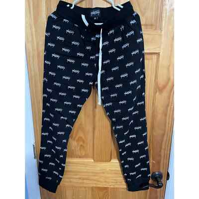 Yours Truly Clothing by Phora Original All over logo joggers medium | eBay