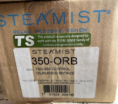 Steamist TSC-350-ORB TSC Series Control Package, Oil Rubbed Bronze | eBay